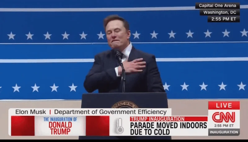 Elon Musk. Inauguration Day 2025. | Scrolller