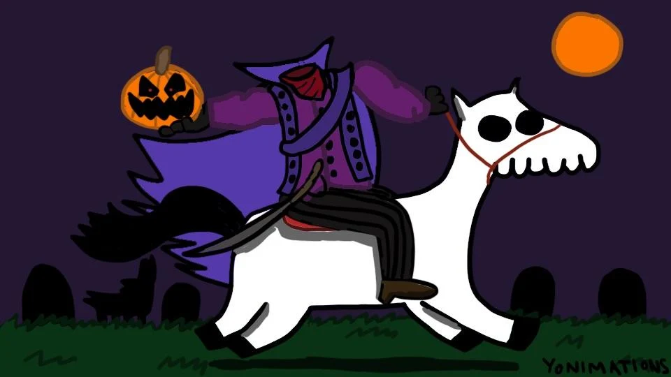 Headless Horseman, Yonimations, Photoshop, 2023 | Scrolller