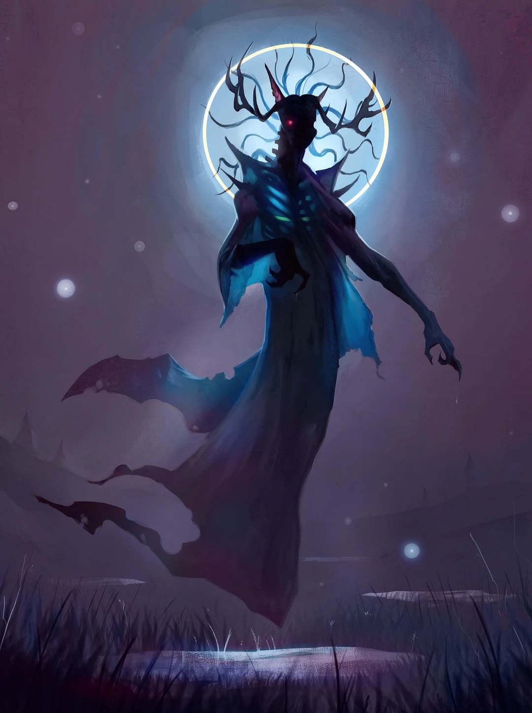 [OC] [ART] Corrupted Elf Shadows - Art by me. | Scrolller