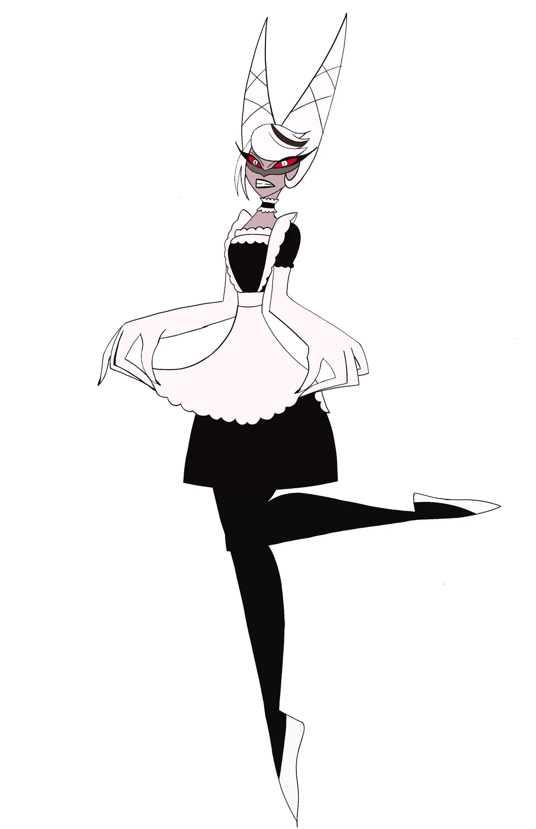 Wip of Carmilla in a maid dress (please critique) | Scrolller