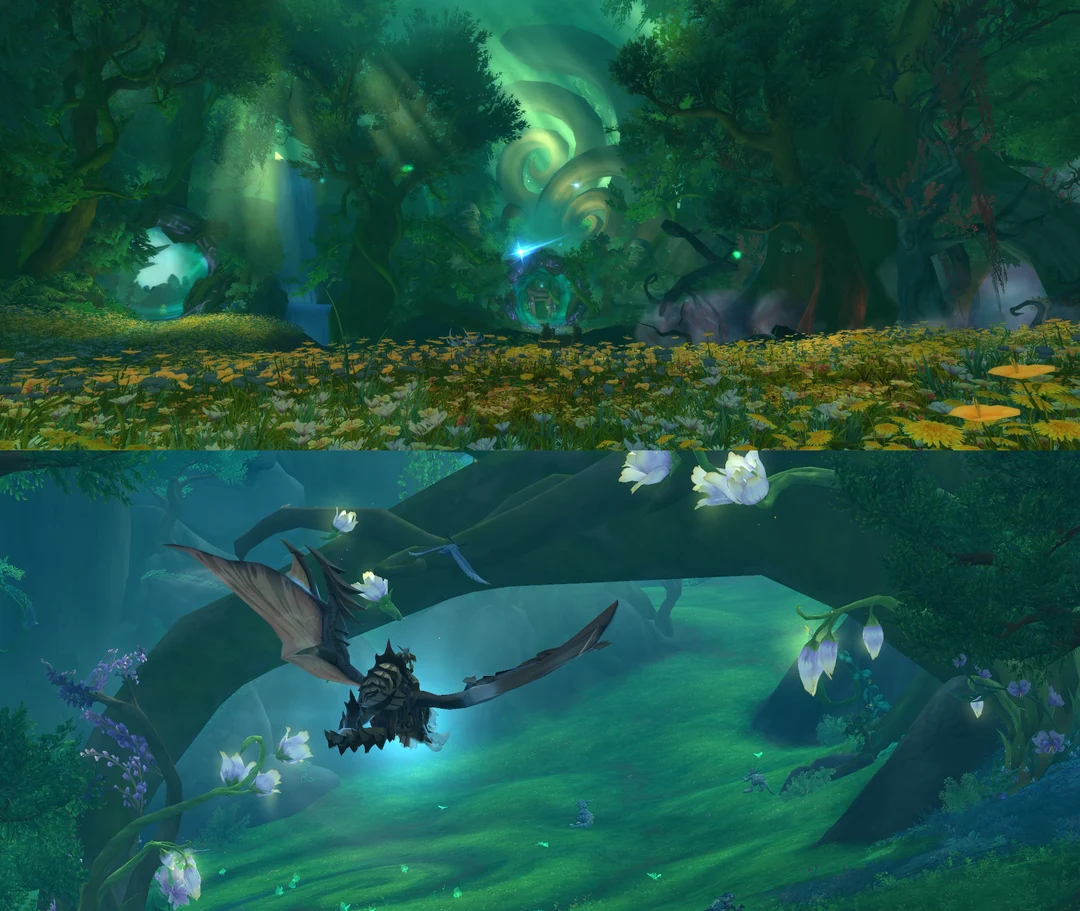 The new fog that has been in WoW since the end of shadowlands really seems to wash out the ...