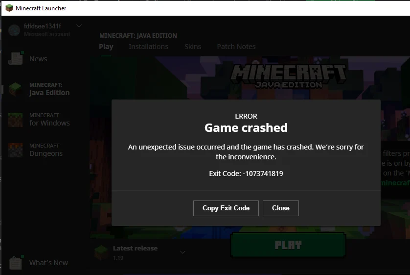 Exit code -1073741819 how to fix? | Scrolller