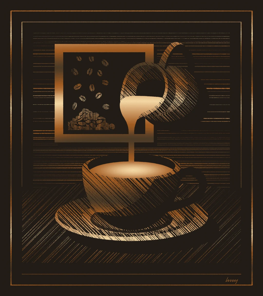 Coffee From Scratch, Me, Digital, 2022 | Scrolller