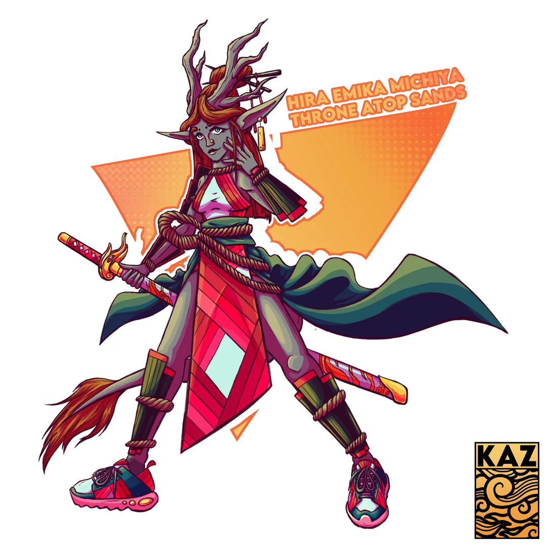 [OC] Hira Emika Michiya, Captain of Otani's Guard | Scrolller