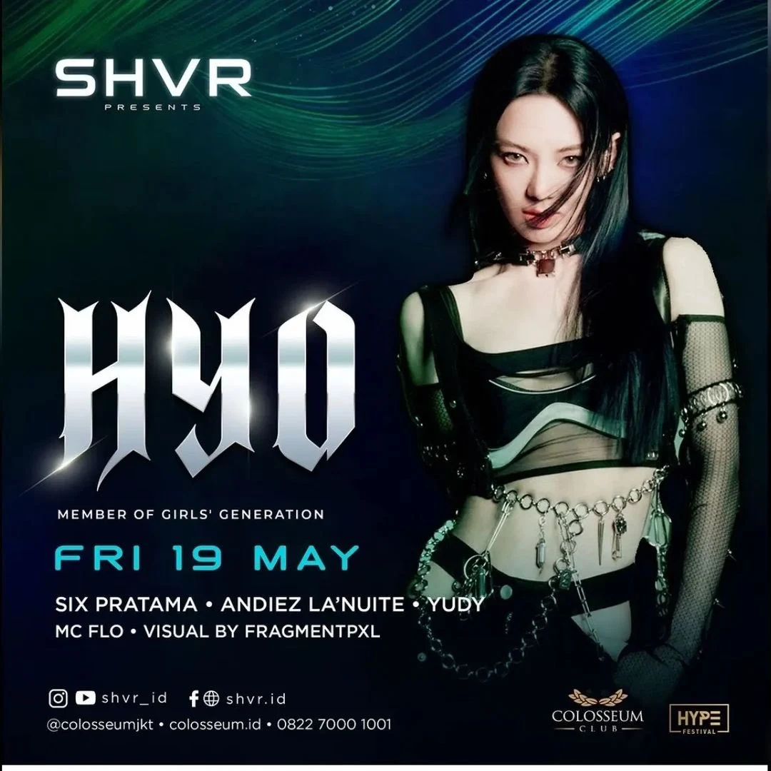 Girls' Generation (SNSD) Hyoyeon / DJ HYO will perform at the Colosseum Club in Jakarta ...