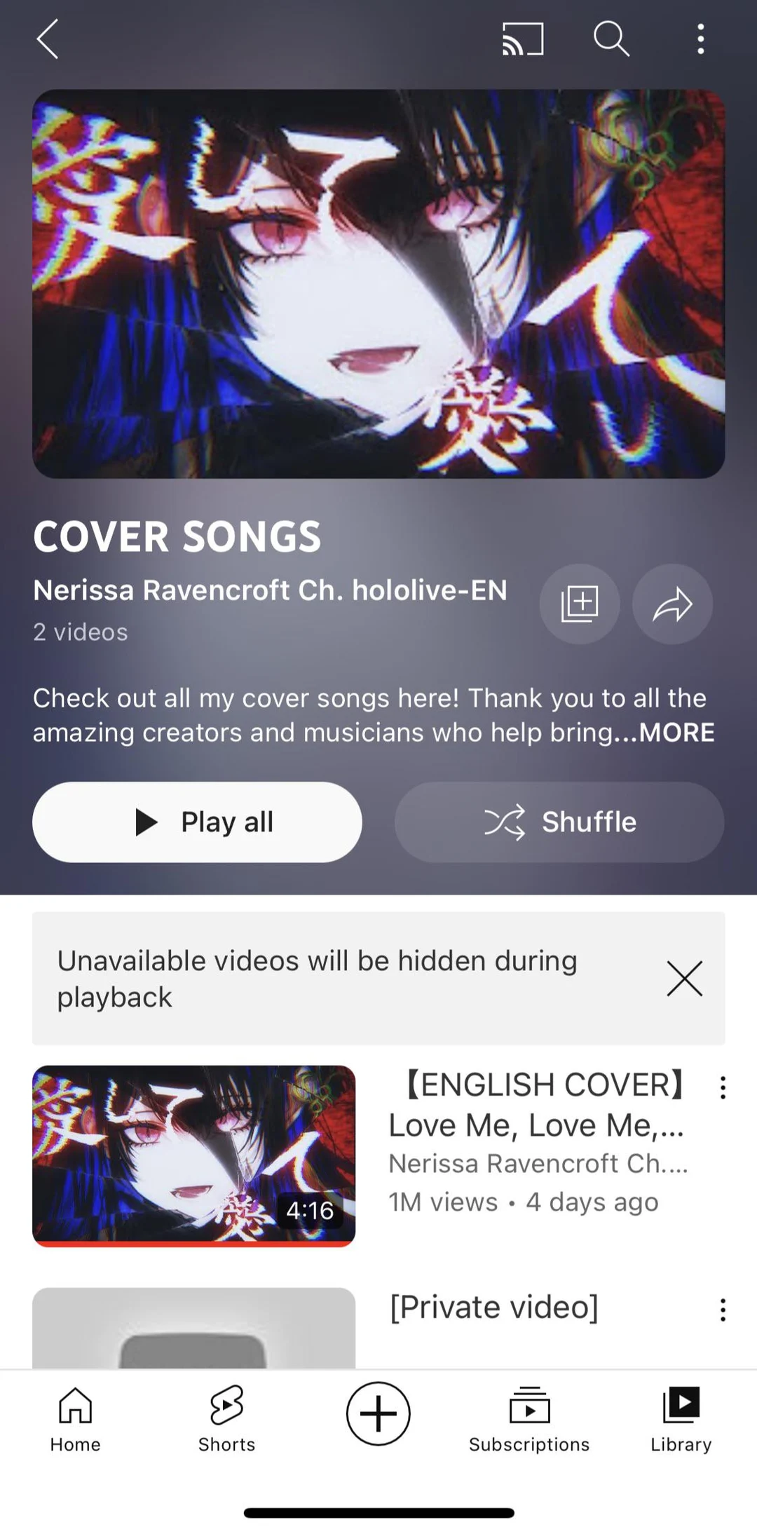 Nerissa has an unpublished video in her Cover song playlist | Scrolller