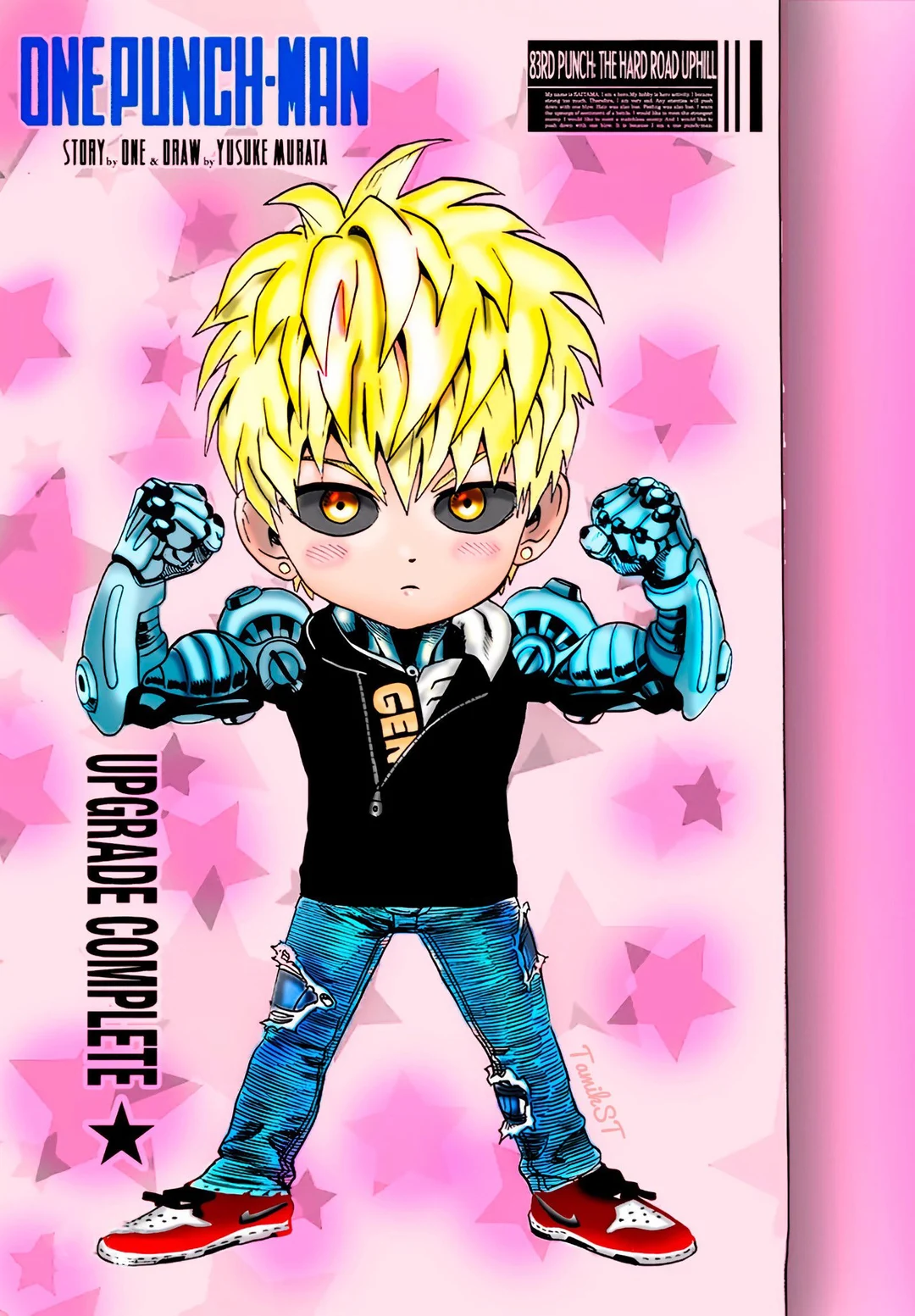 Genos tryna be serious☺️. Colors by me | Scrolller