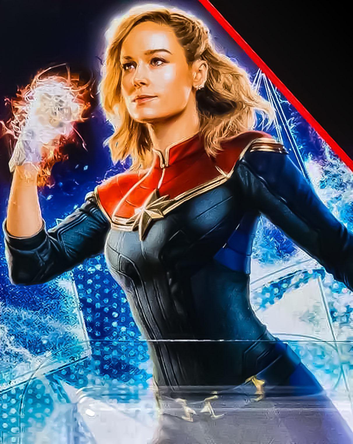 Official new promo art for Captain Marvel | Scrolller