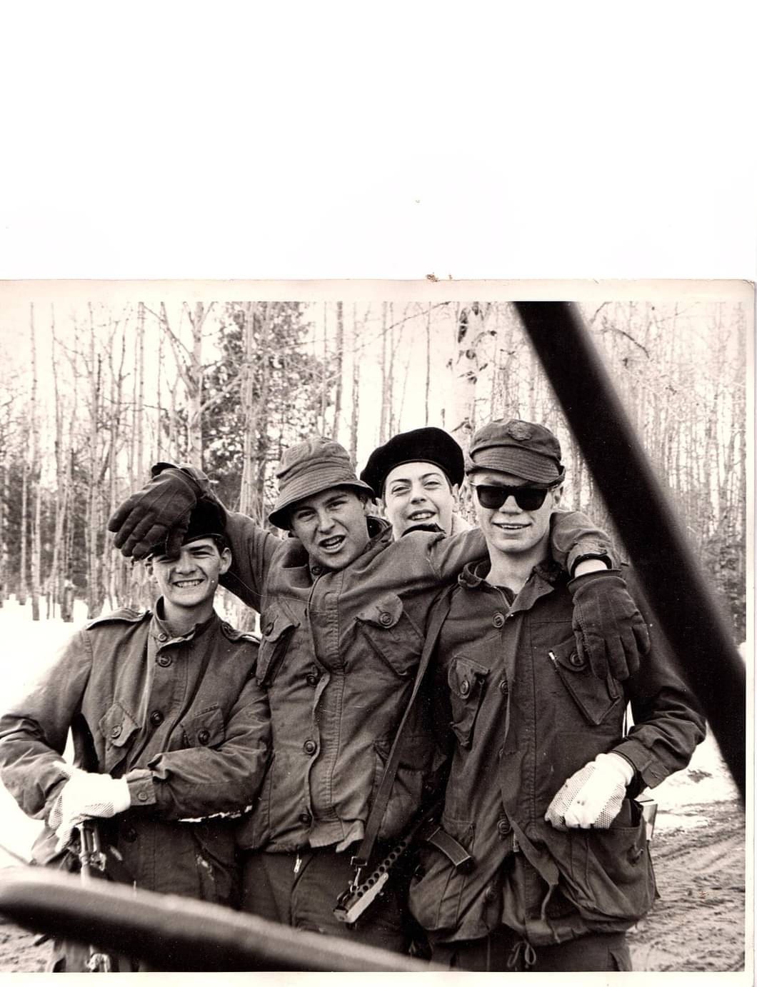 My dad & some of his squad after E&E training. CAF, early 70's | Scrolller
