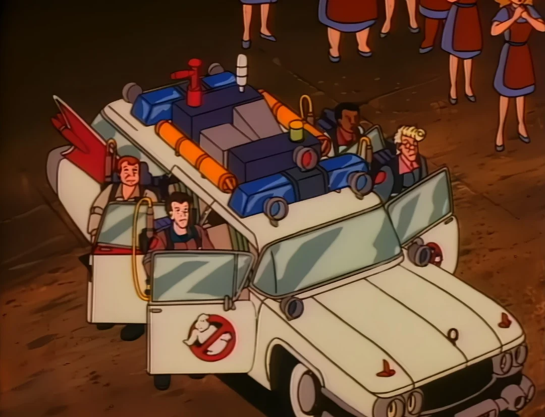 Screencap from Episode 1 of "The Real Ghostbusters" ("Ghosts R Us") | Scrolller
