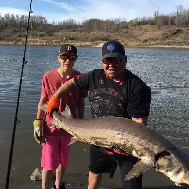 Not the best picture but a sturgeon I caught with my father around 6 years ago | Scrolller