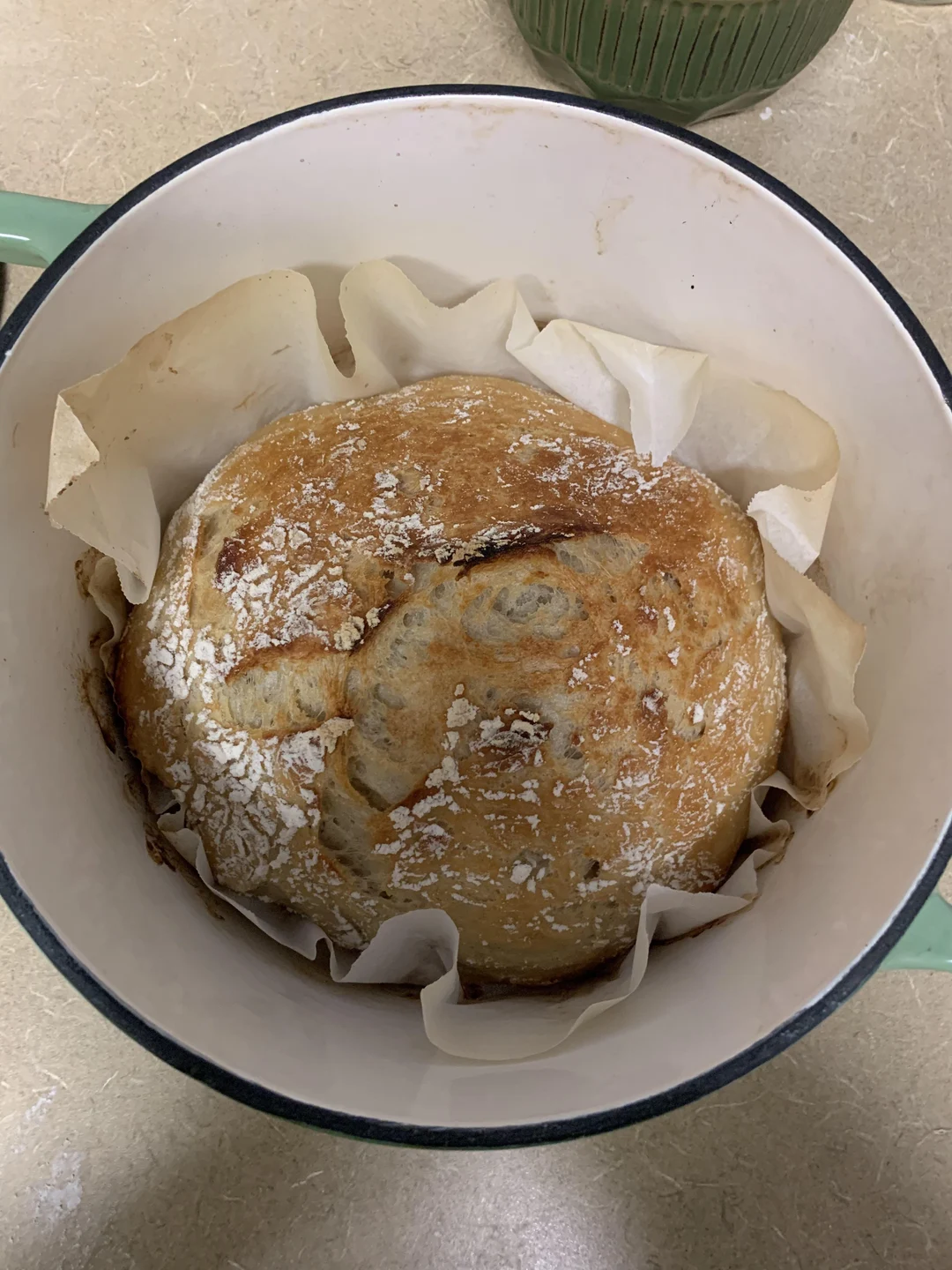 wanted to share my first successful take of making bread in the dutch oven! | Scrolller