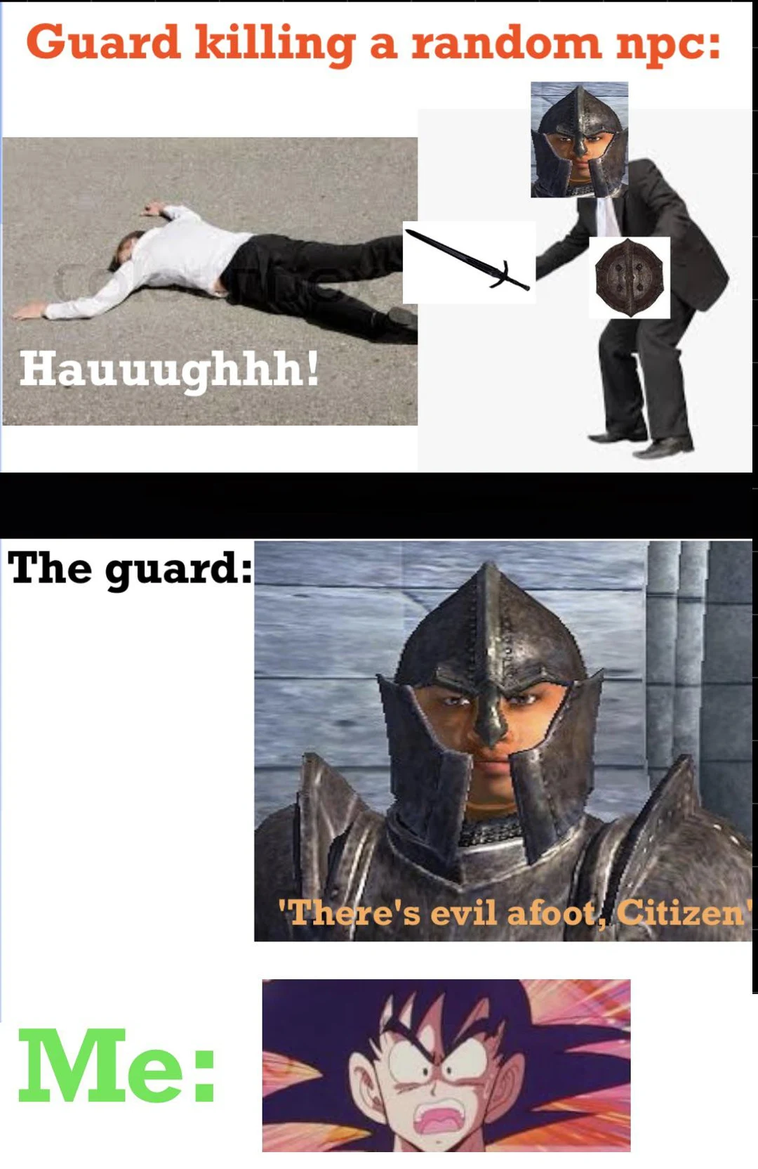 Oblivion guards are built different | Scrolller