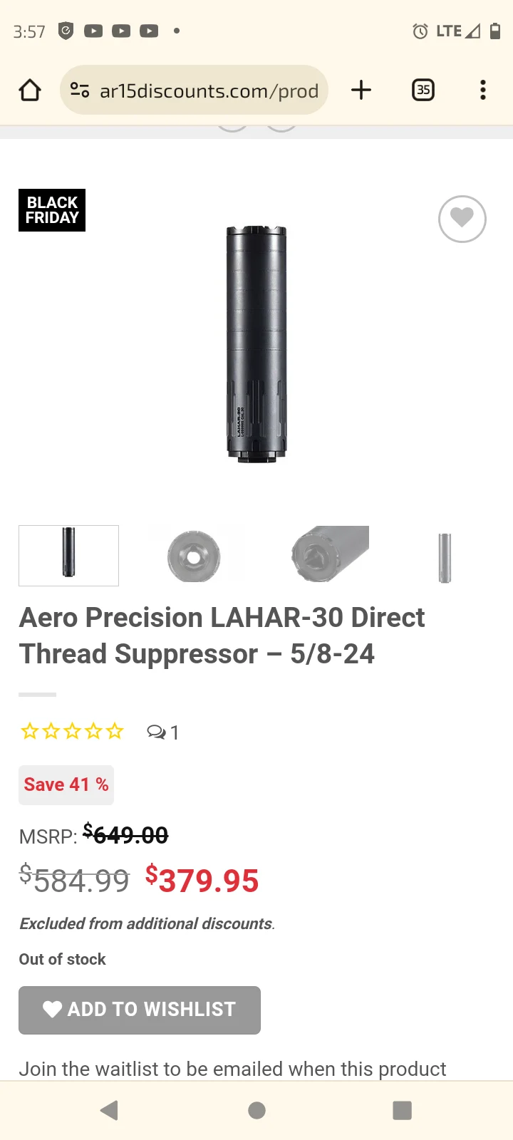 Aero Precision Lahar 30 | Scrolller