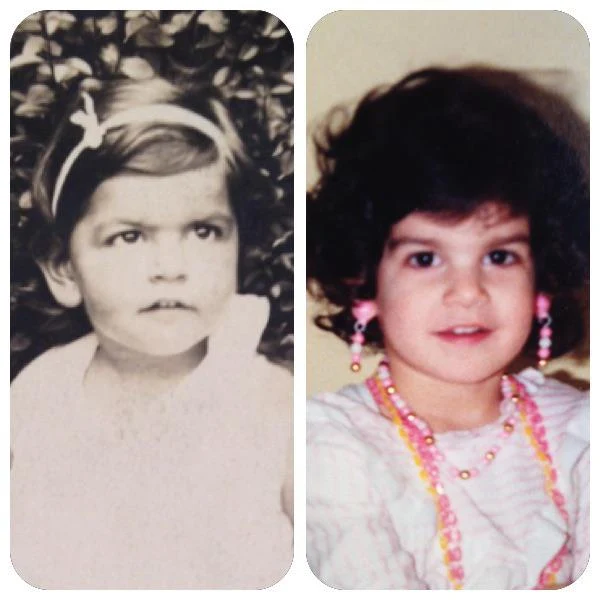 1930 and 1980 - two generations, one face. | Scrolller