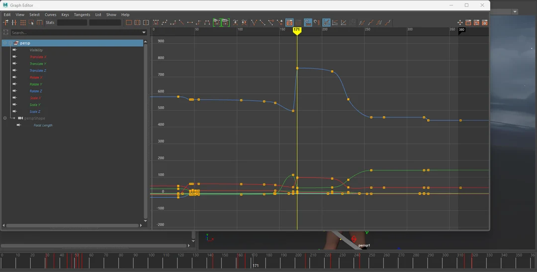 Why can't I see all my camera keyframes, but they still appear on the graph editor? | Scrolller