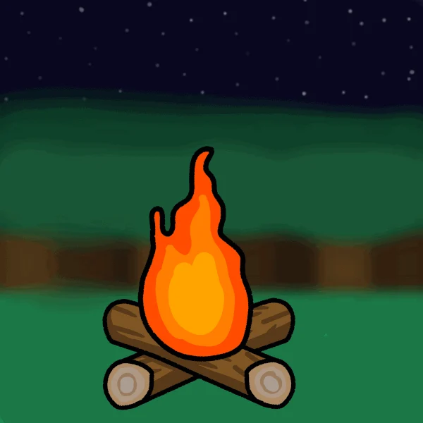 Campfire, Me, Digital art, 2023 | Scrolller