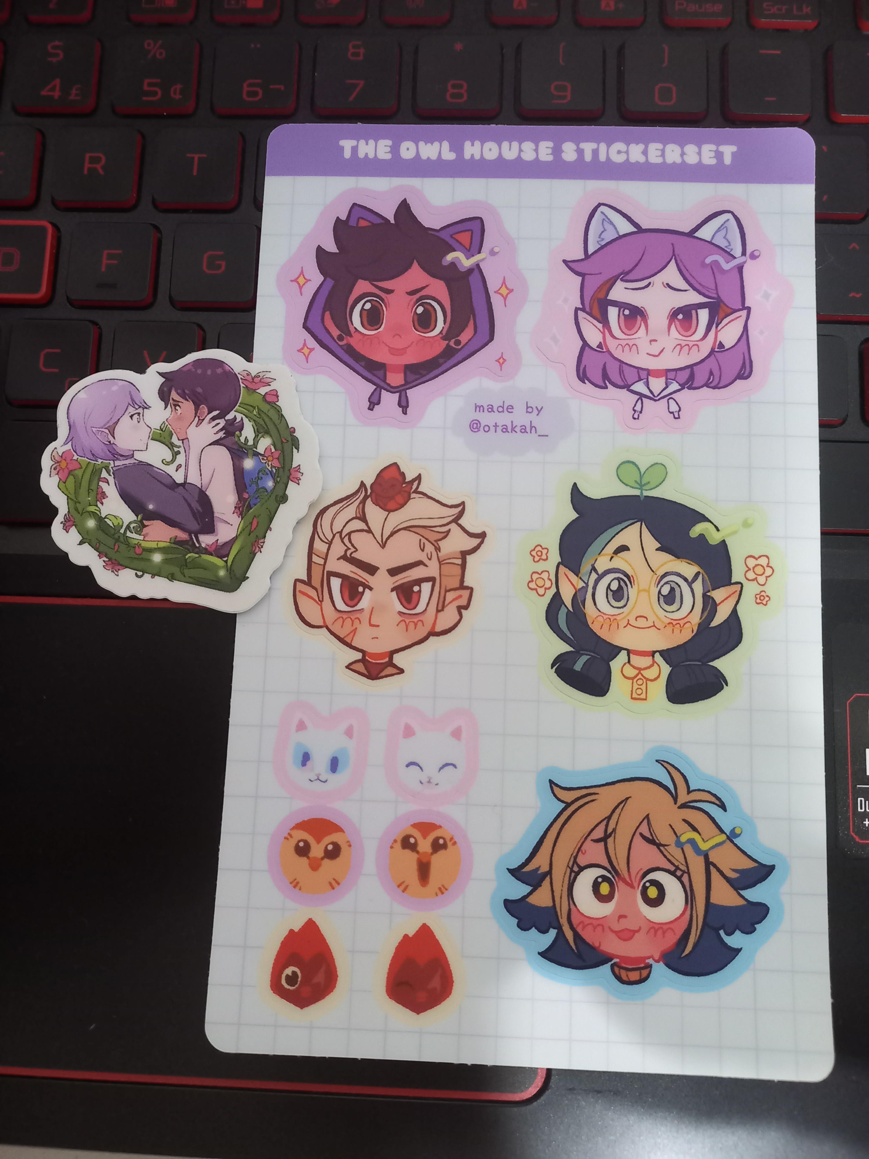 I bought these stickers yesterday at POC CON, a LGBTQIA+ comics and graphic arts fair that took ...