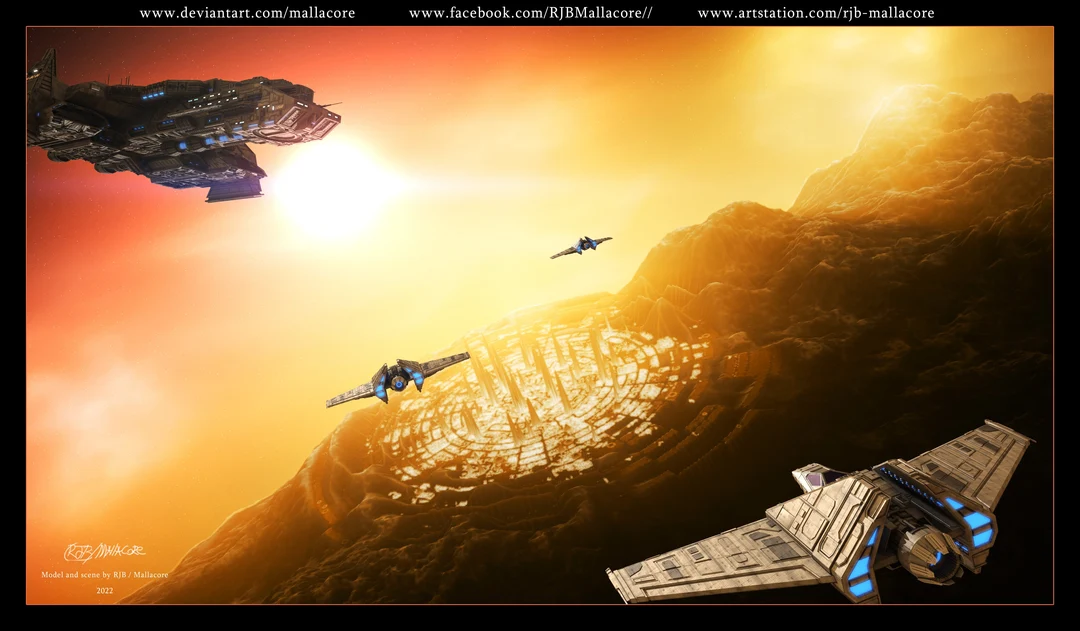 Original Stargate Ship Designs - Ryan Begemann | Scrolller