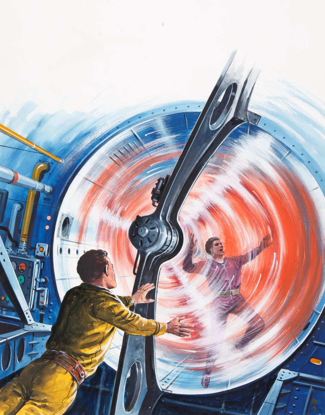 Terra Nova #74 cover art (c. 1969) by Karl Stephan | Scrolller