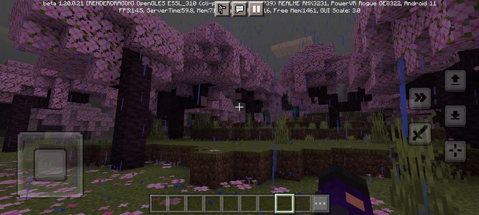 Just a photo of cherry grove biome | Scrolller