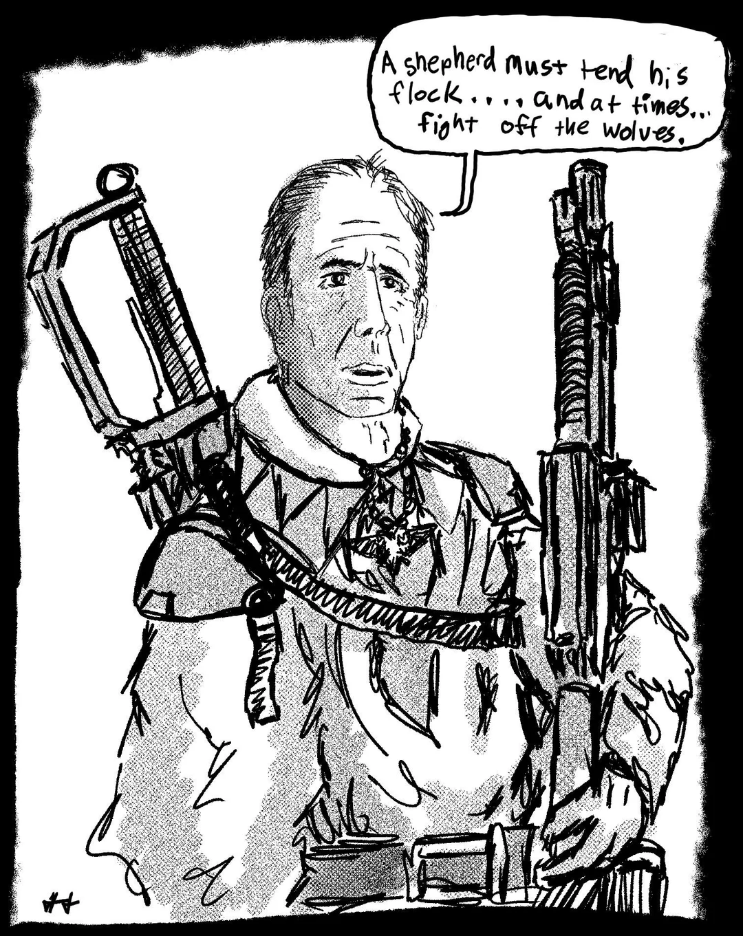 Imperial Priest before deploying with Guard regiment | Scrolller