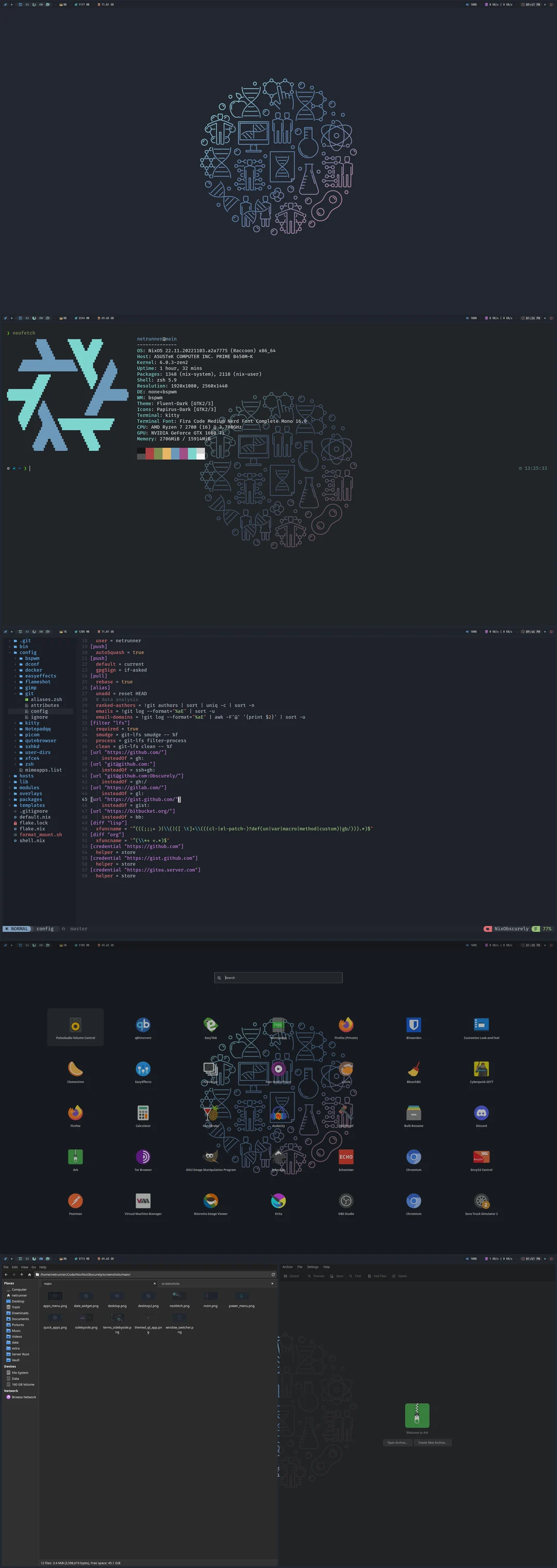 [bspwm] Simple, yet very functional setup I've been using for almost a year. | Scrolller