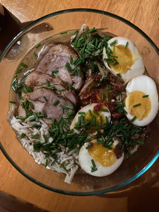 First time making ramen at home. Everything made from scratch except the noodles. | Scrolller