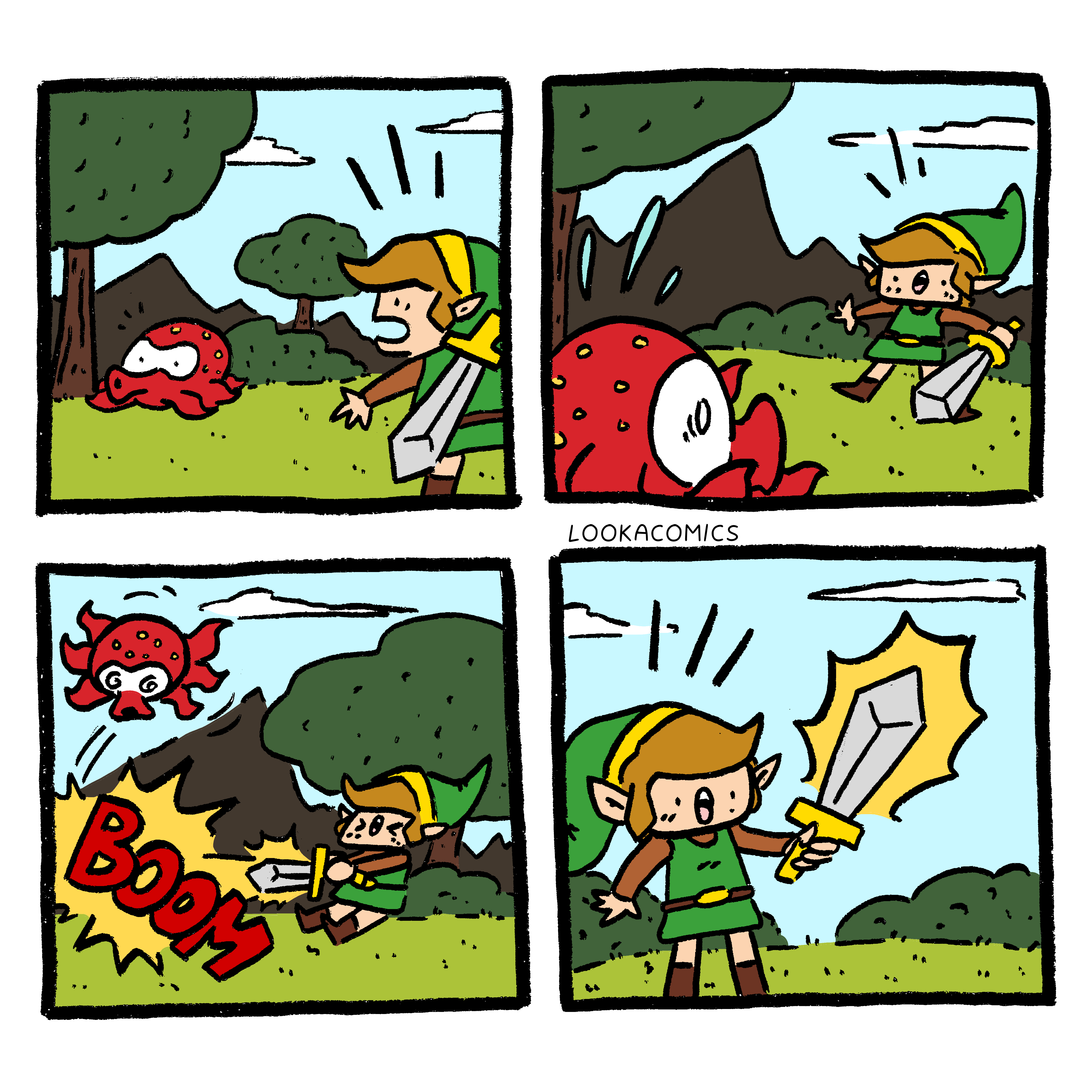 [LoZ] Another dumb Zelda comic strip [OC] | Scrolller