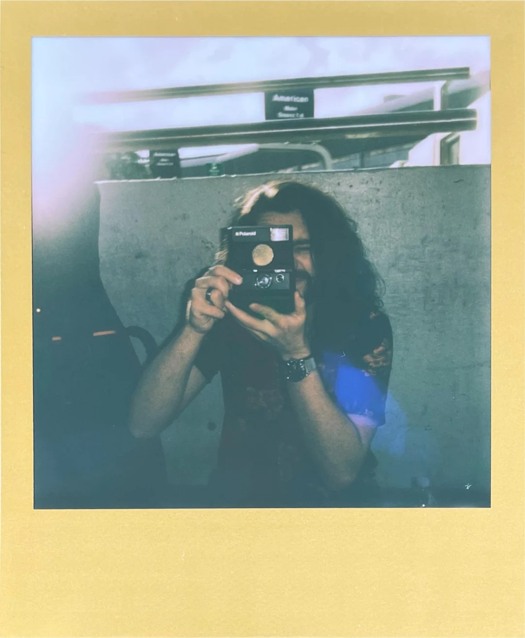 Part 2 of shot of a shot. My friend did amazing for their first photo. Now - i-Type gold frame ...