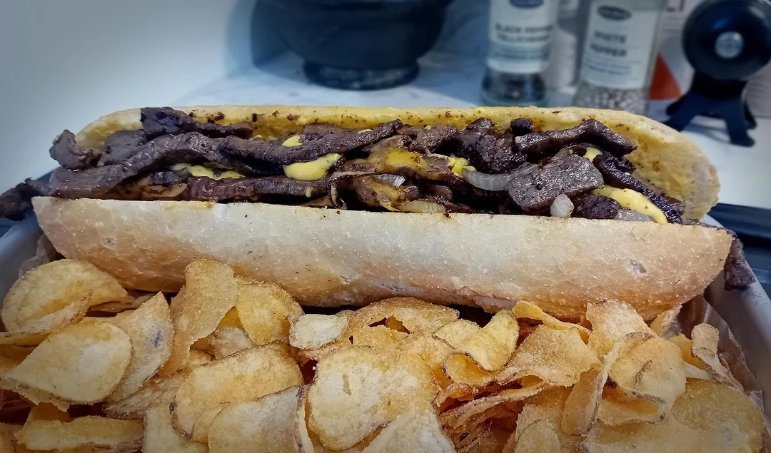 [Homemade] Philly Cheesesteak Sandwich | Scrolller