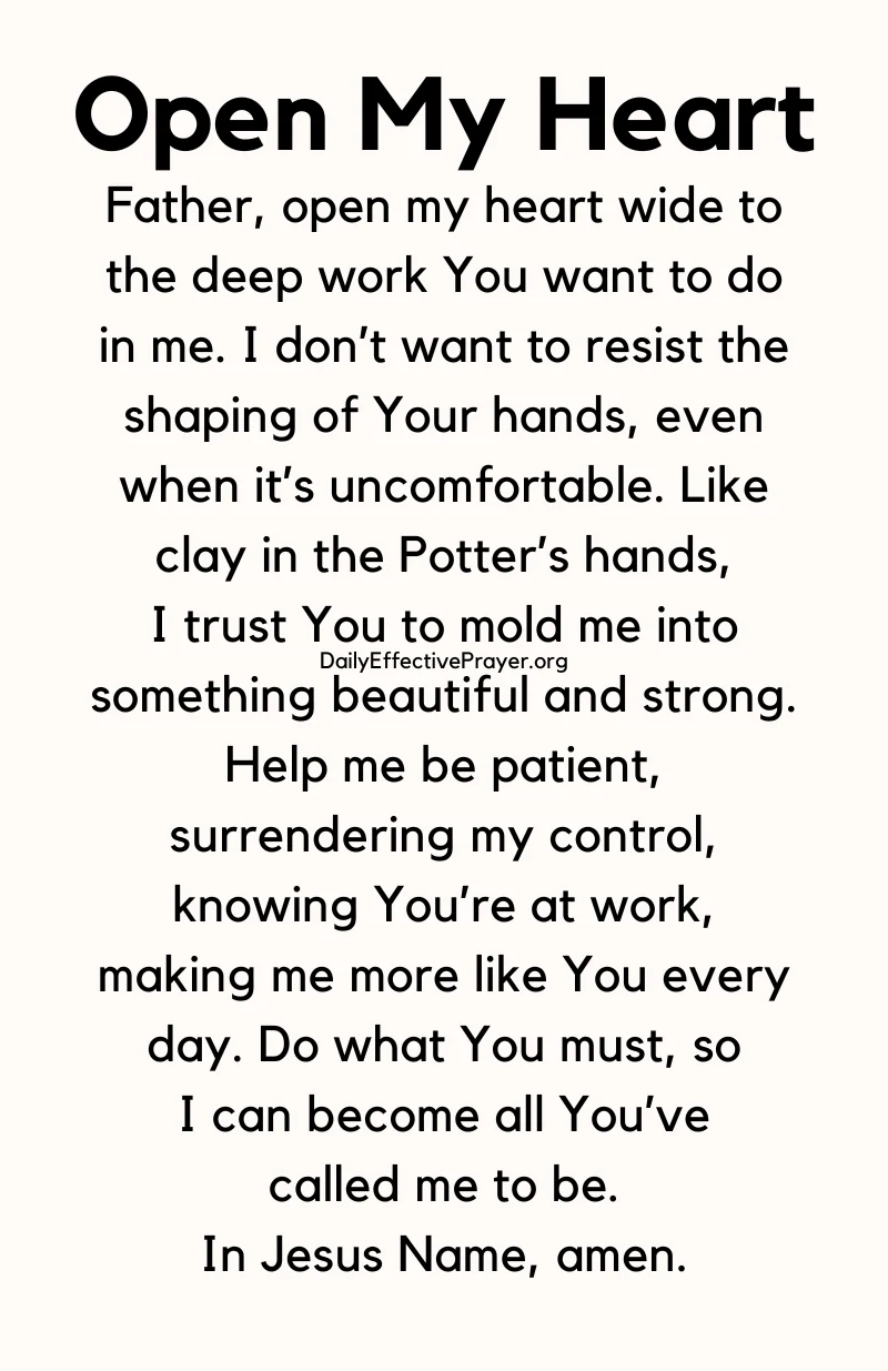 A daily prayer to open your heart to God. 🙏 | Scrolller