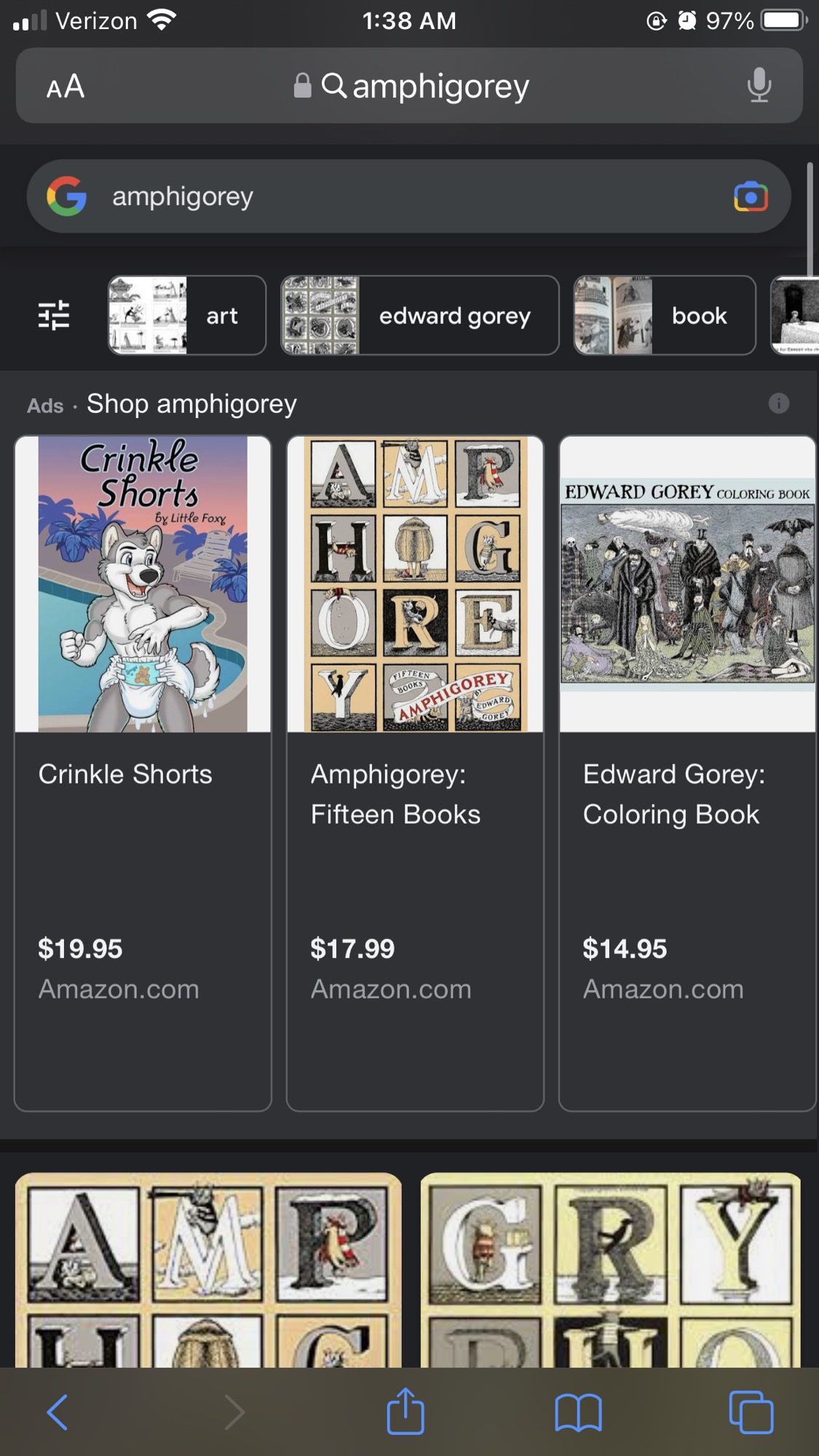 Watch Flashgitz videos one time and these are ads you get while looking up a famous illustrator ...