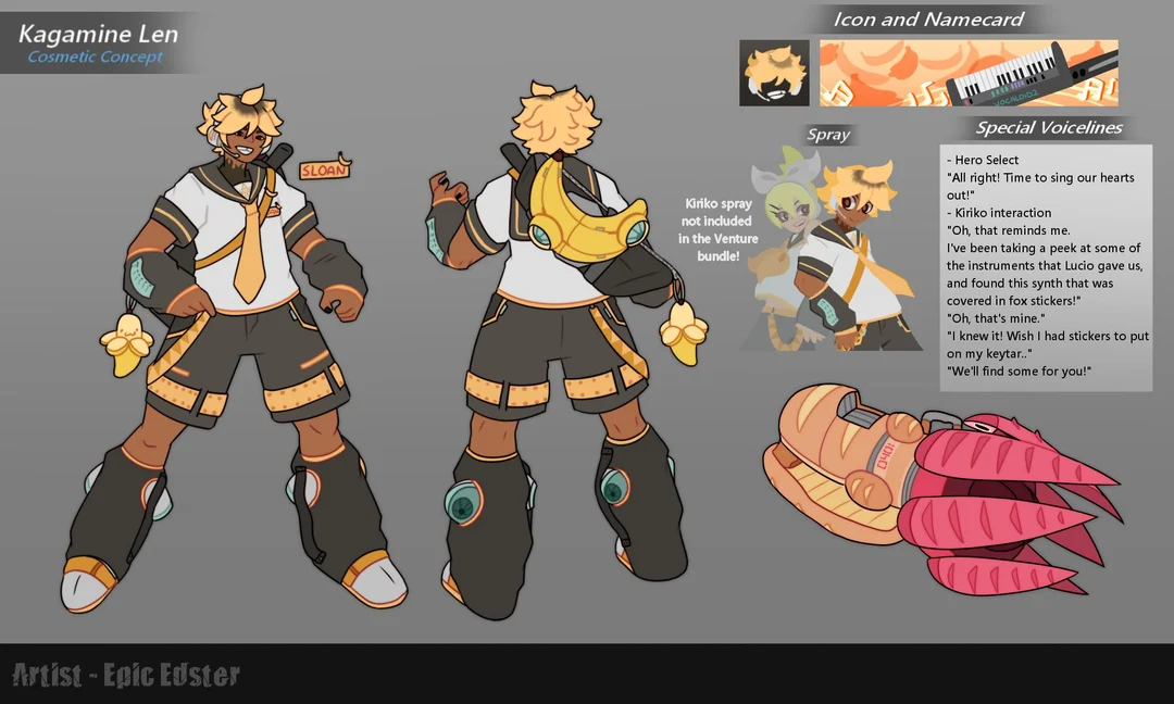 Kagamine Len Venture skin | Scrolller