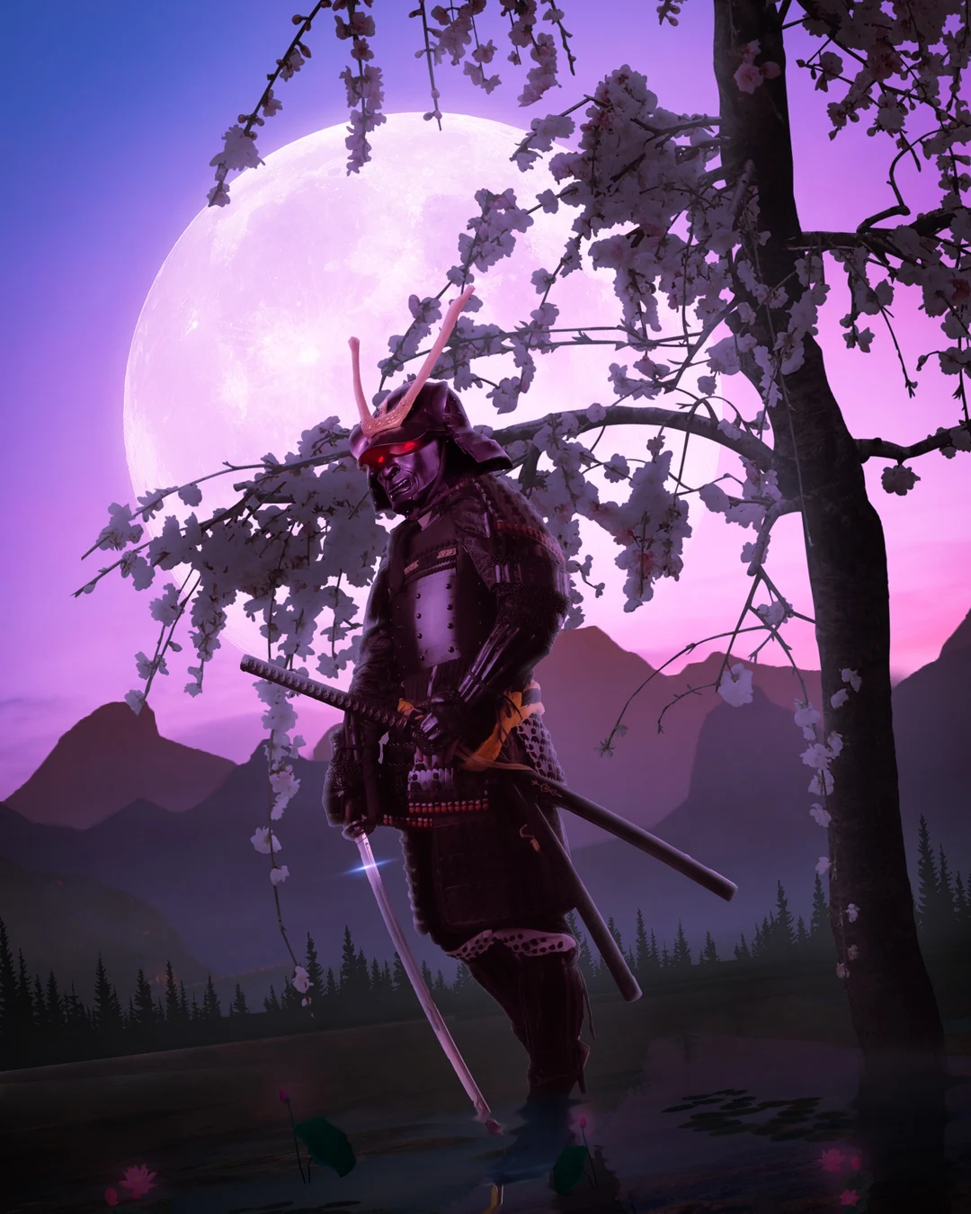 Corrupted Samurai, Me, Digital, 2022 | Scrolller