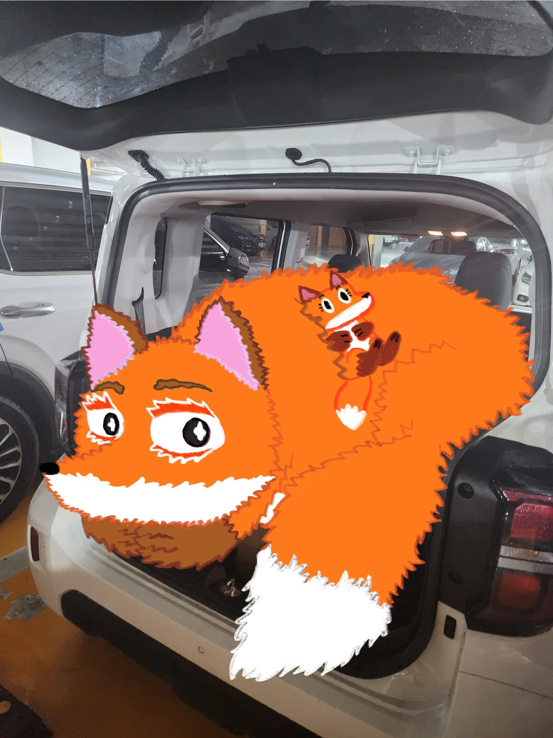 Foxxos in the Car Trunk 🦊🚗 | Scrolller