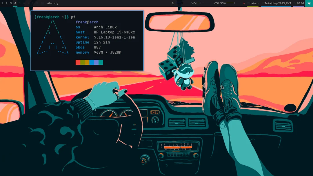 [BSPWM] Giving a try to flavours manager | Scrolller