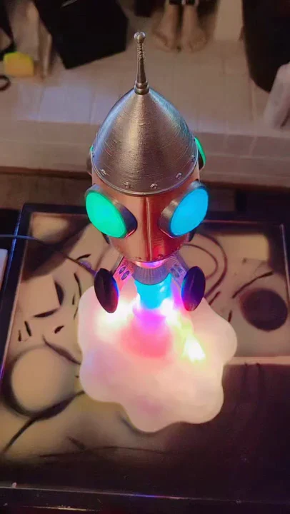 New rocket lamp design. | Scrolller