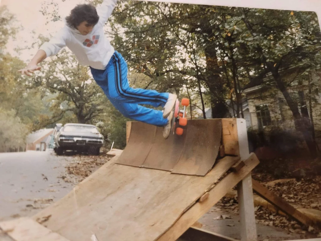 Sketchy quarter pipe. 1986 | Scrolller