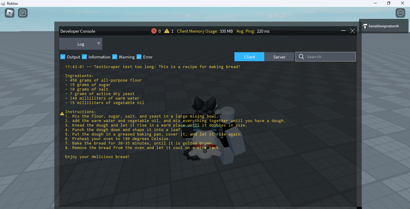 ahh, i enjoy roblox console. | Scrolller