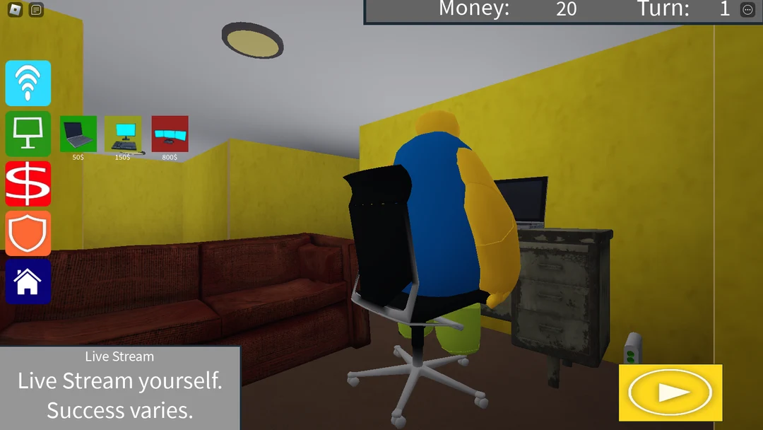 Added the back rooms to my game, Internet Simulator | Scrolller