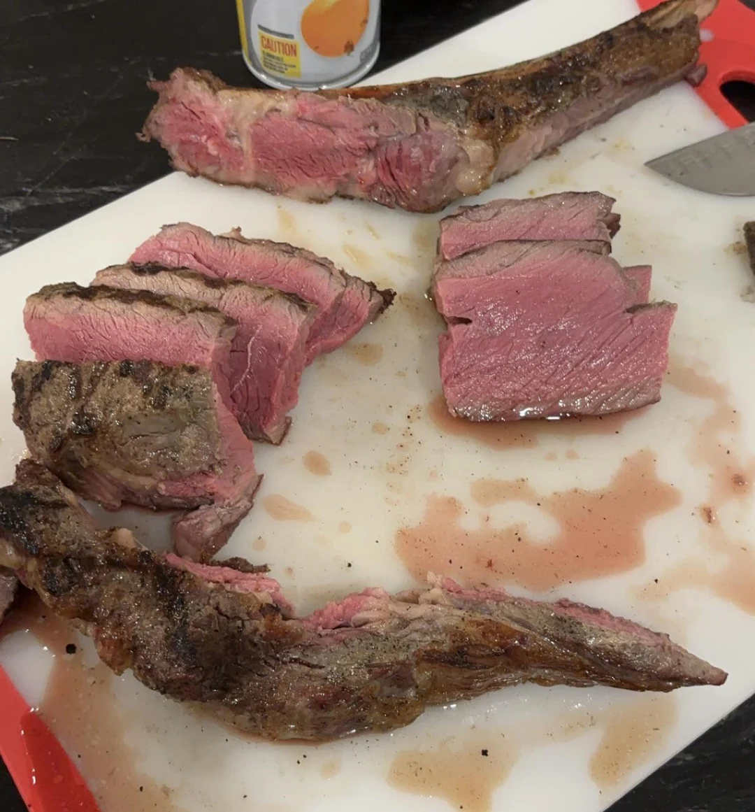 Reverse seared steak too cold | Scrolller