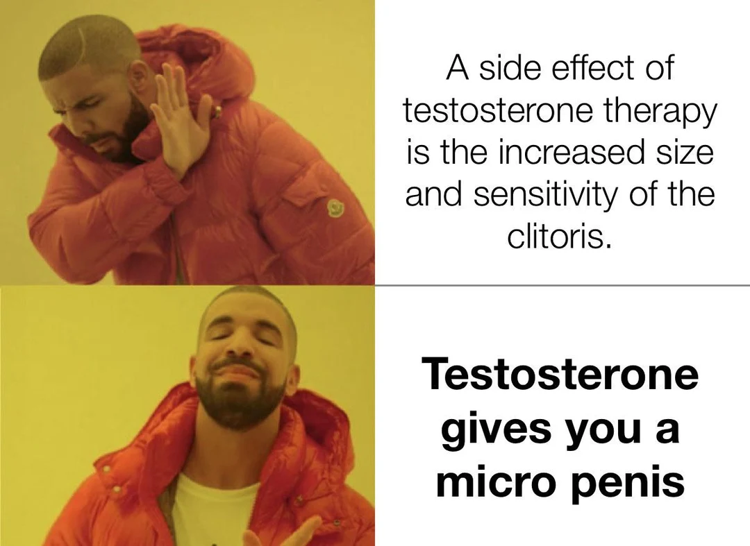 Just started taking T and made this meme to celebrate (maybe NSFW??) | Scrolller