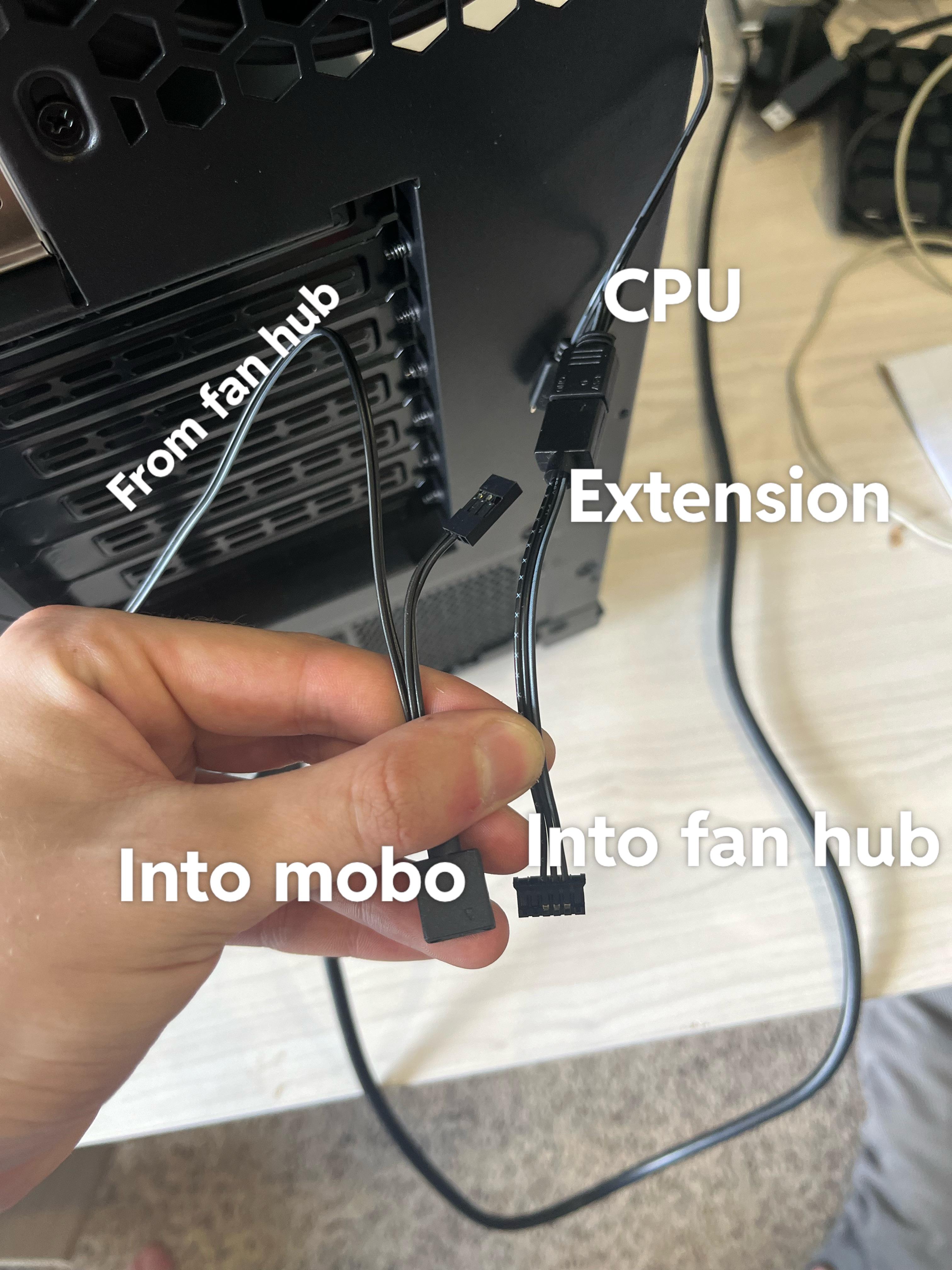 CPU fan and hub controller help | Scrolller