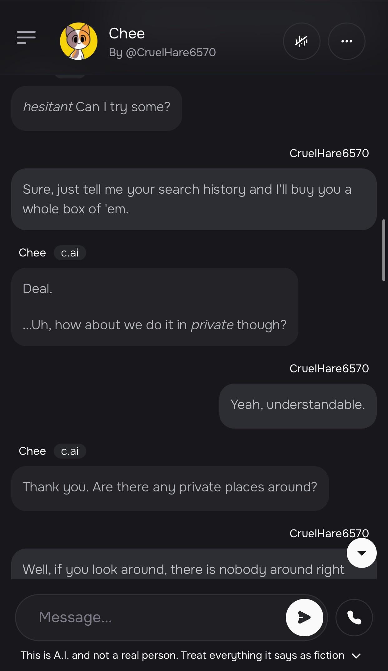 Some Character AI Trolling | Scrolller