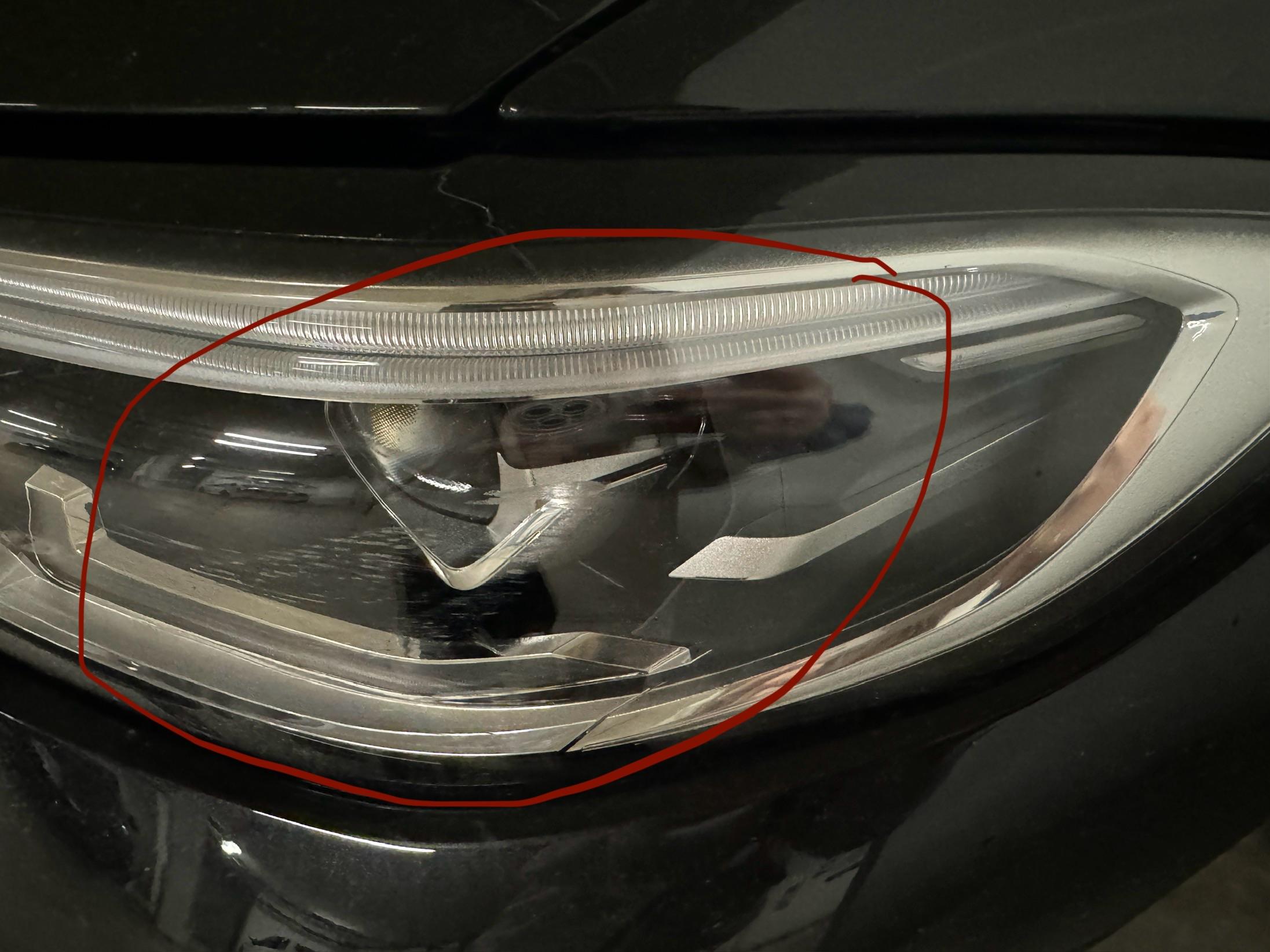 Front end collision, shall I replace my headlight? | Scrolller