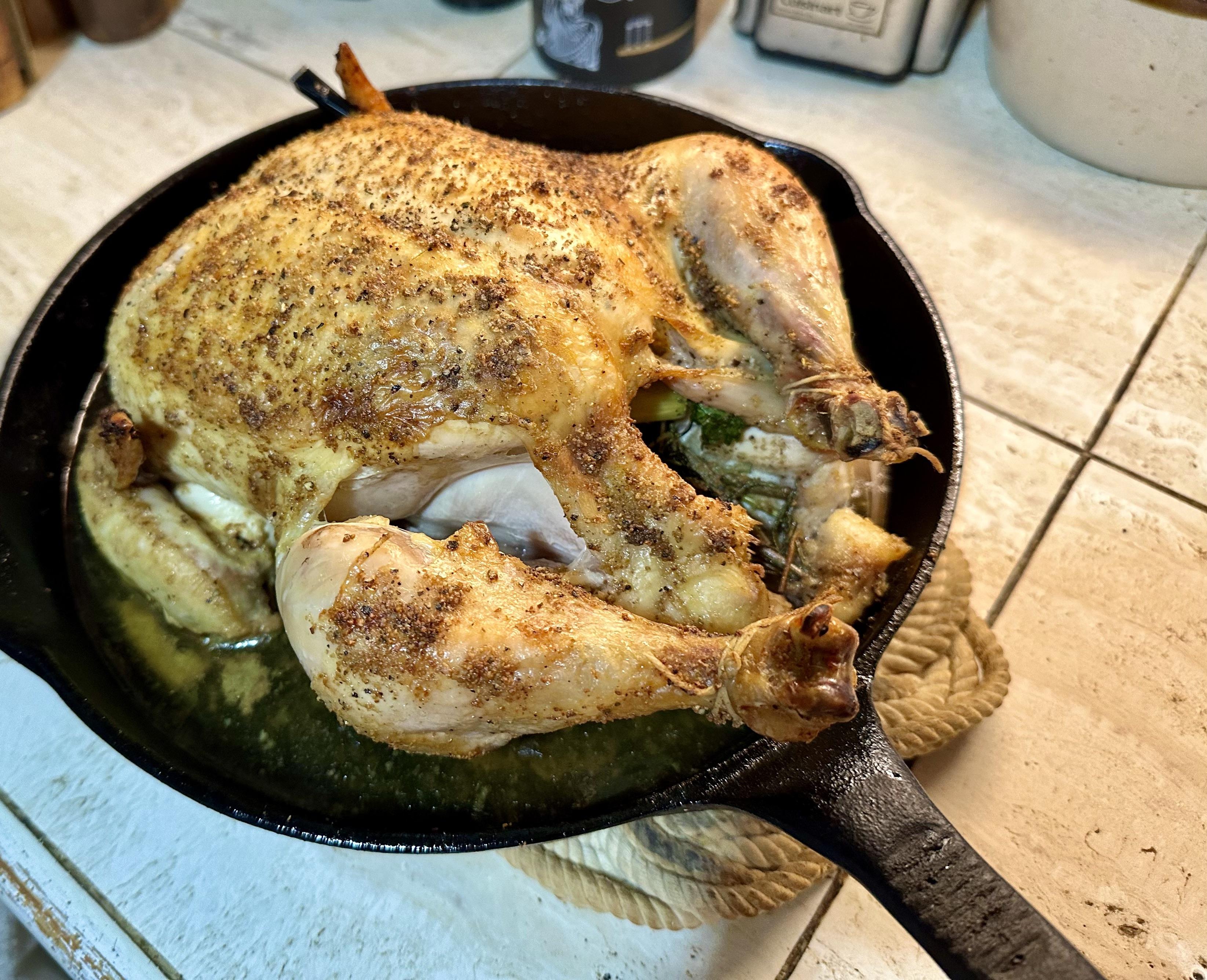 Cast Iron Roast Chicken | Scrolller
