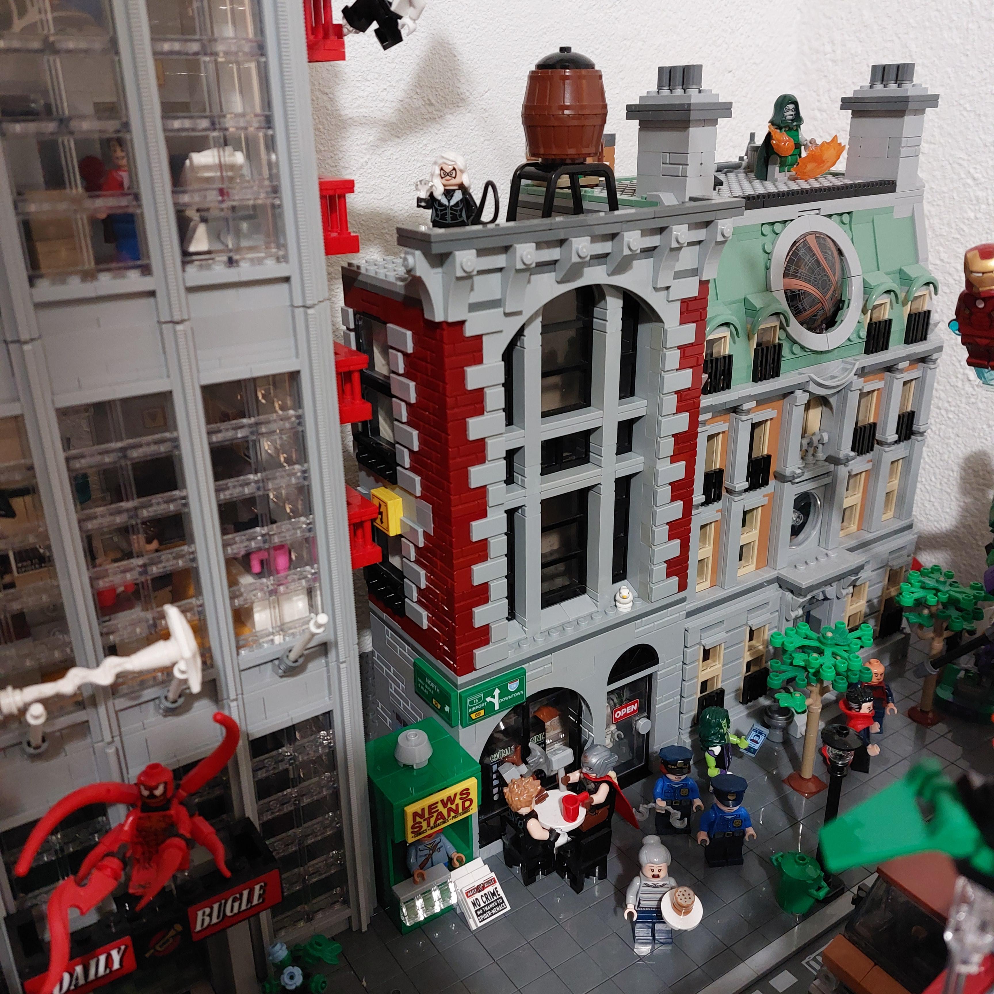 I made a filler building to put next to my marvel modular buildings (inspired by set 75827 ...