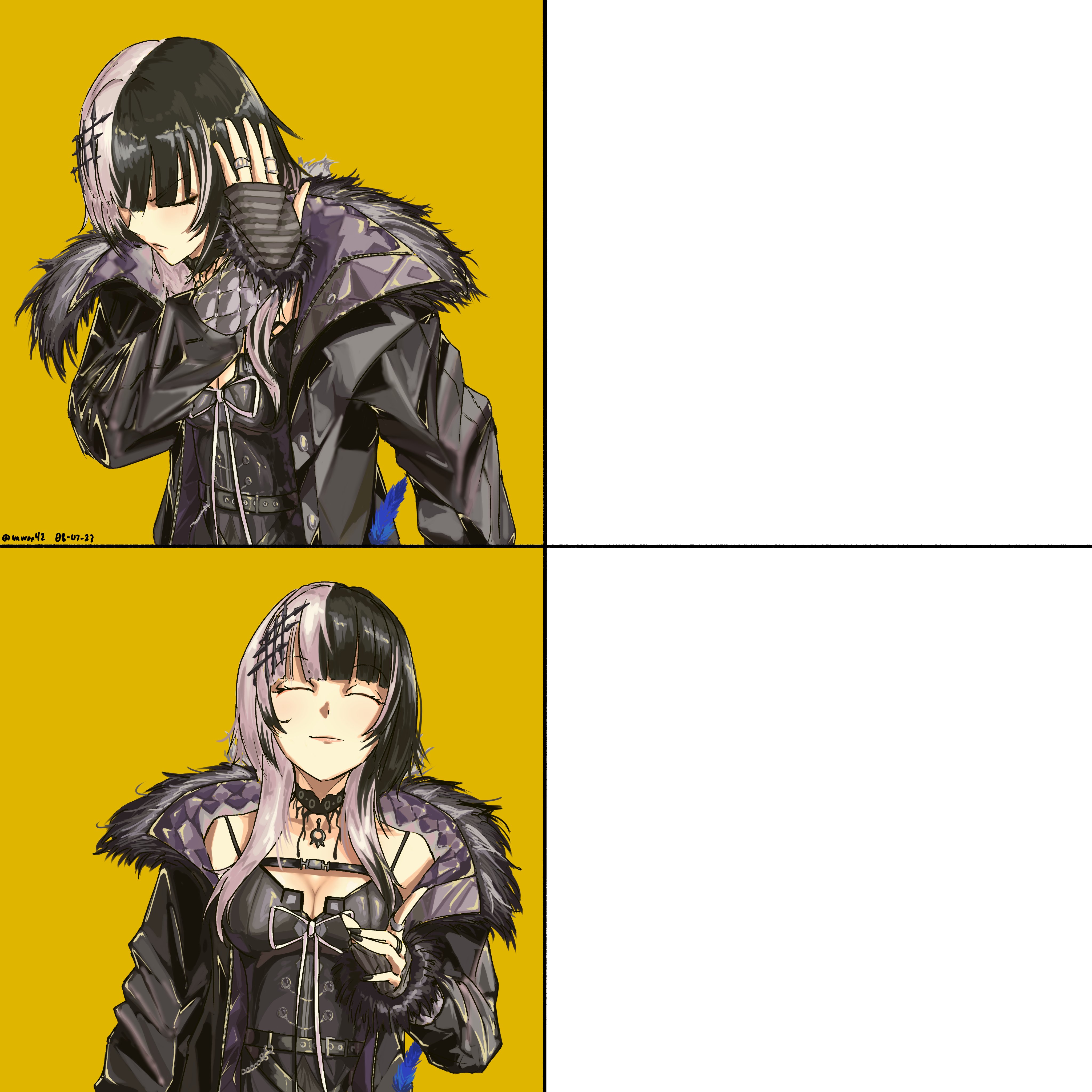 Shiori's taste in cutlery + meme template | Scrolller