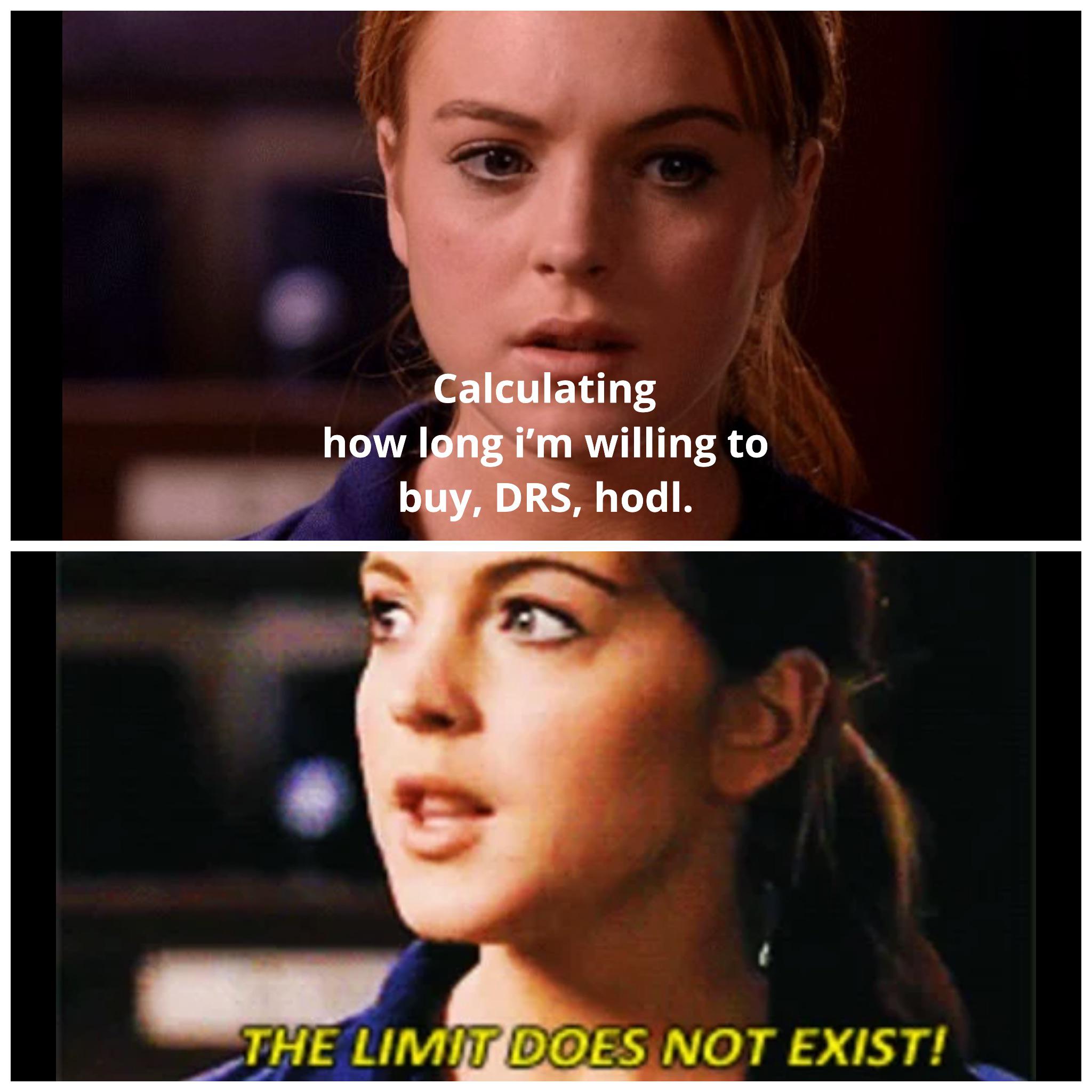 Zen mode: making memes, buy, drs, hold. | Scrolller